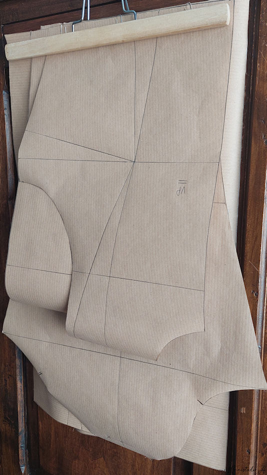 Tip: Grondpatronen op stevig papier (kraftpapier) – Naaistudio A.