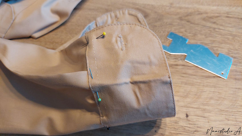 Mouw inkorten met manchet – Naaistudio A.